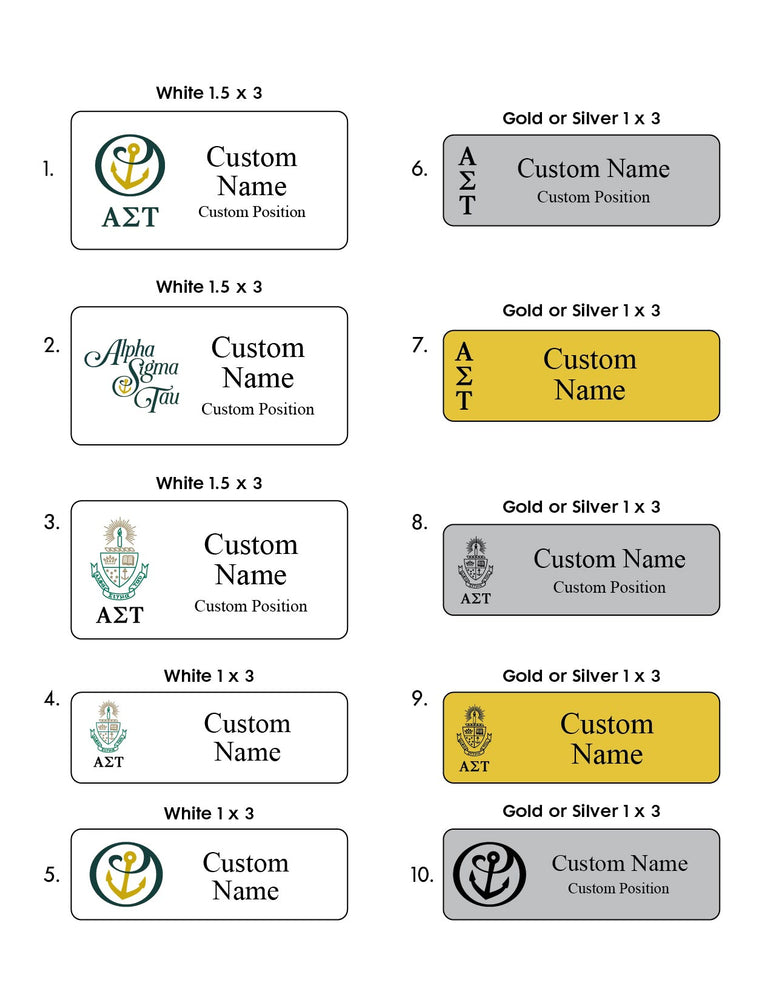 Name Badges- NOT SOLD OUT!- See product description for details – AST ...